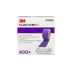 3M Cubitron II 31490 - Hookit Clean Sanding Sheet Rolls 737U 400+ (80mm ...