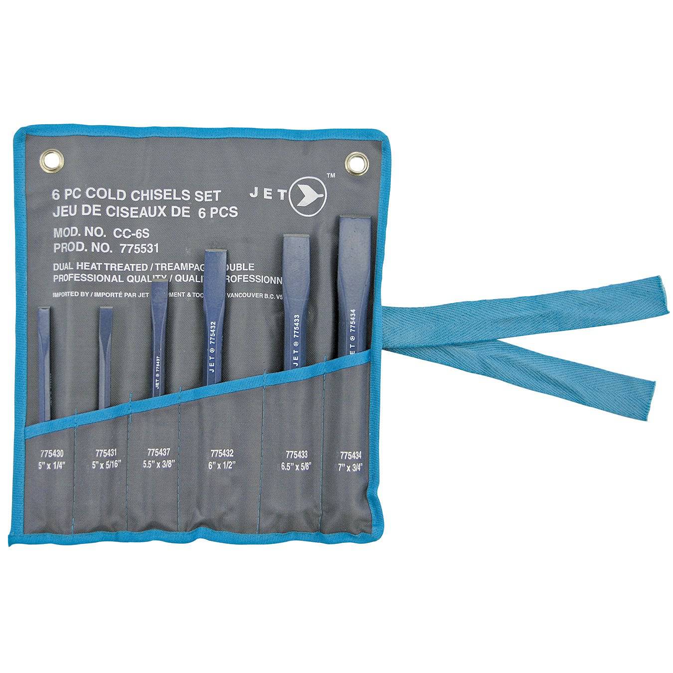 Jet CC-6S - 6 Piece Cold Chisel Set | eGrimesDirect