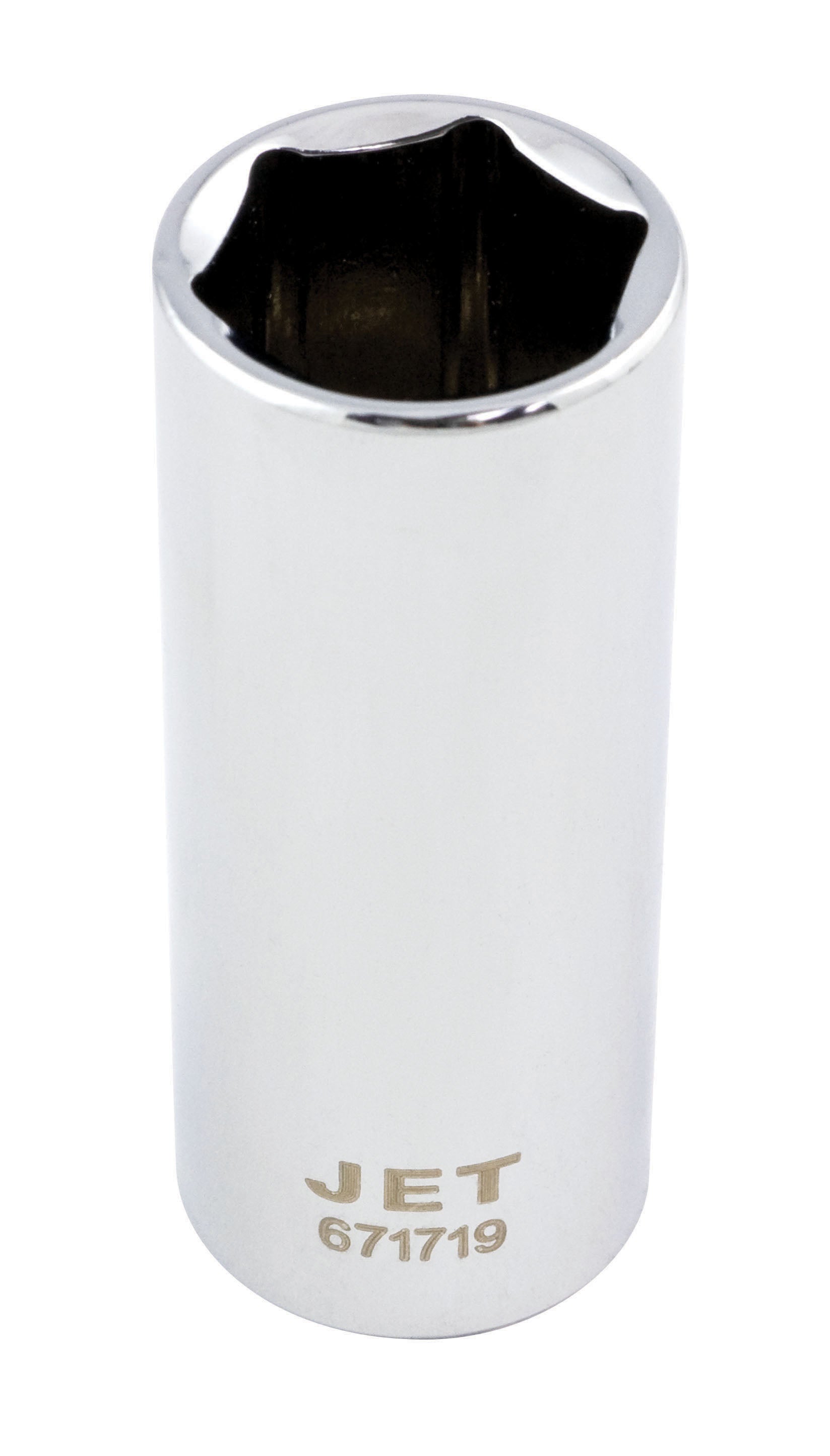 Jet 671714 - 3/8 Inch Dr X 14 Mm Deep Chrome Socket 6 Point | eGrimesDirect