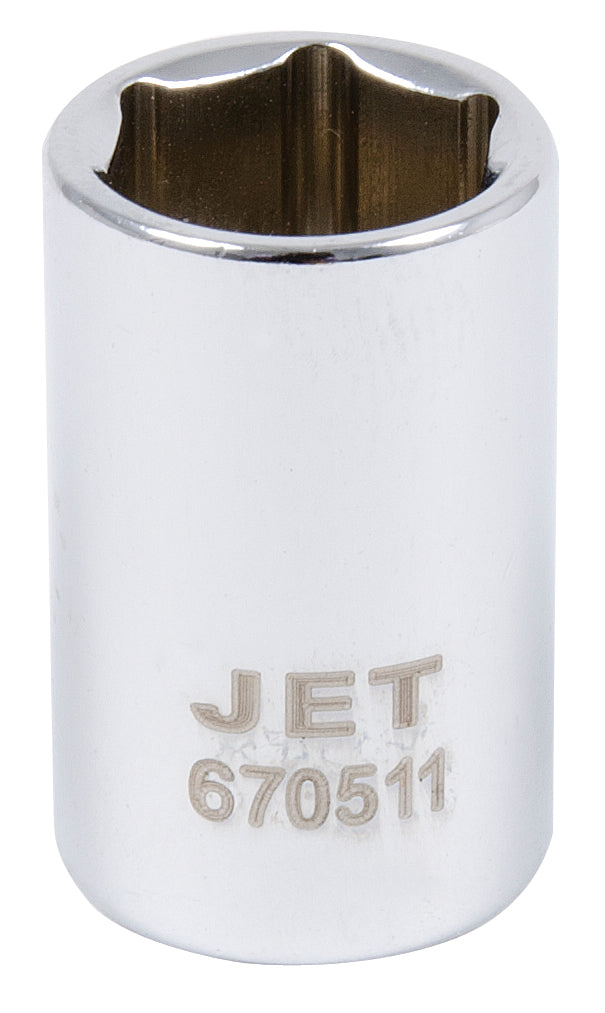 Jet 1/4 Inch Dr X 10Mm Regular Chrome Socket 6 Point